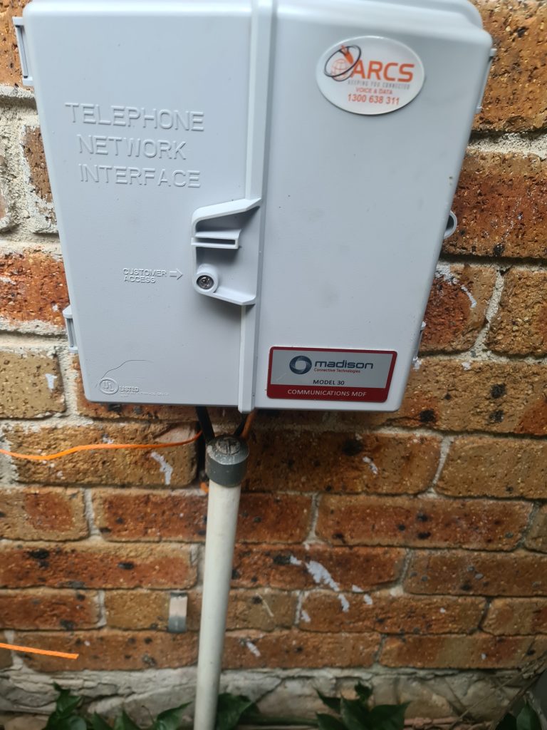 MDF Connections / MDF Jumpering Sydney Surrounding Area's - ARCS