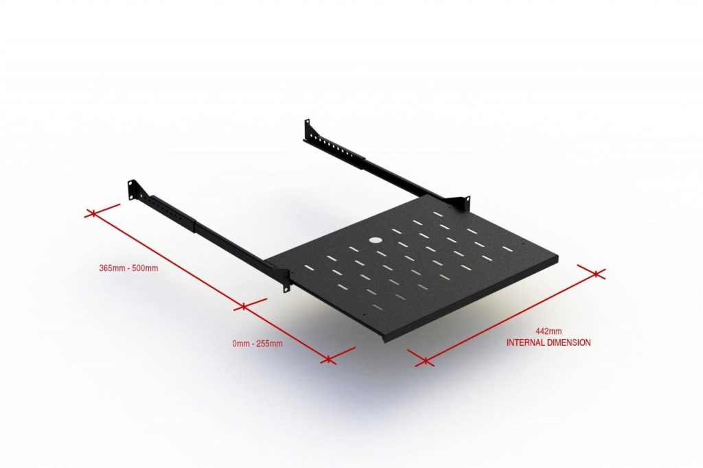 1RU Sliding Shelf for 450mm to 600mm Deep Server Racks - ARCS - Keeping ...